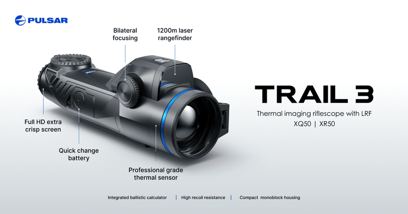 New! Pulsar Trail 3 LRF XR50 Thermal