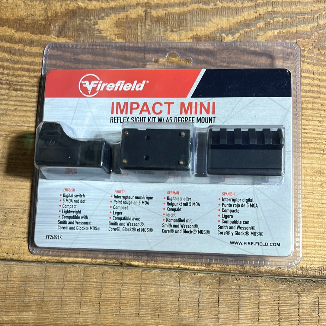 Firefield Impact Mini Reflex Sight 45 Degree Mount