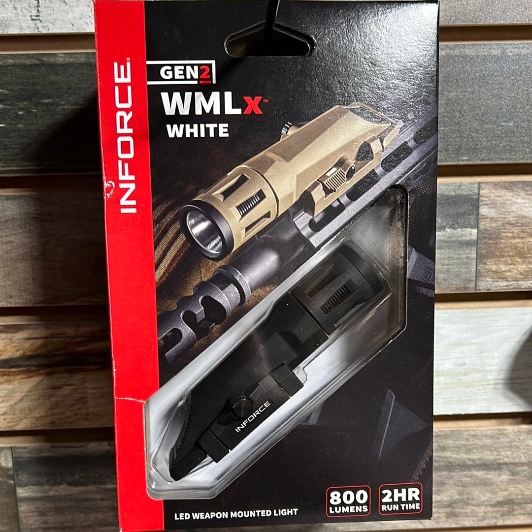 Inforce Gen2 WMLX White LED Weapon Mounted Light 800 Lumens – Midwest ...