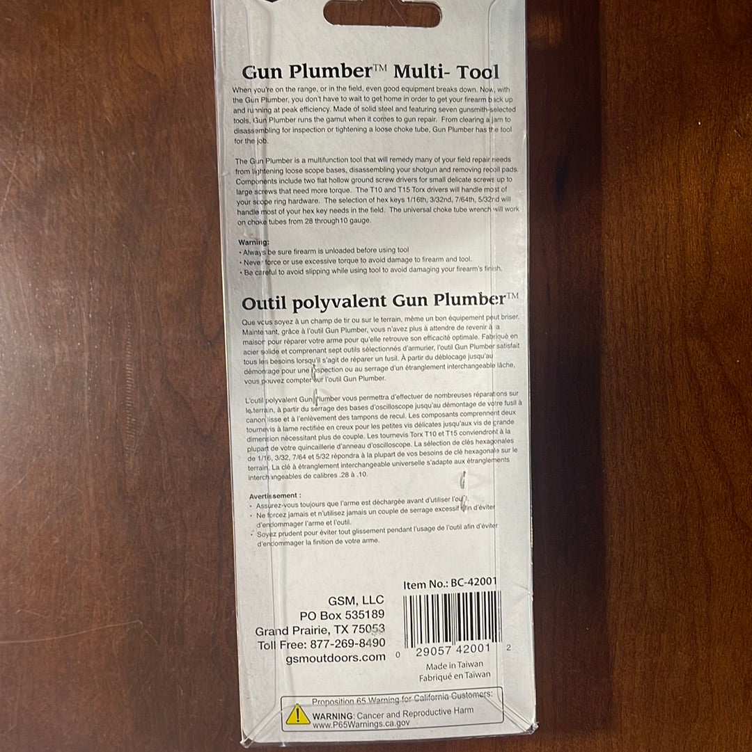 Gun Plumber Multi Tool – Midwest Thermal Optic